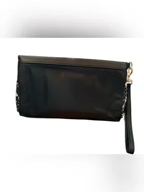 Coach | Bags | Rare Coach Madison Large Clutch In 2tone Python Embossed ...
